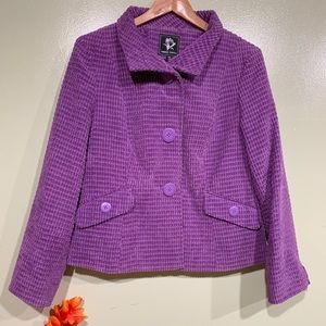 ABBIE MAGS | Jackets & Coats | Abbie Mags Purple Blazer | Poshmark
